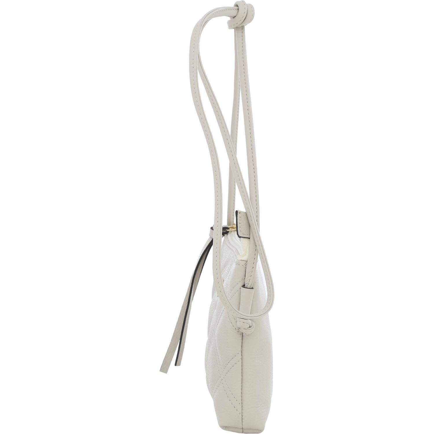 Bolsa Transversal Smartbag Couro Offhwhite - 74245.23